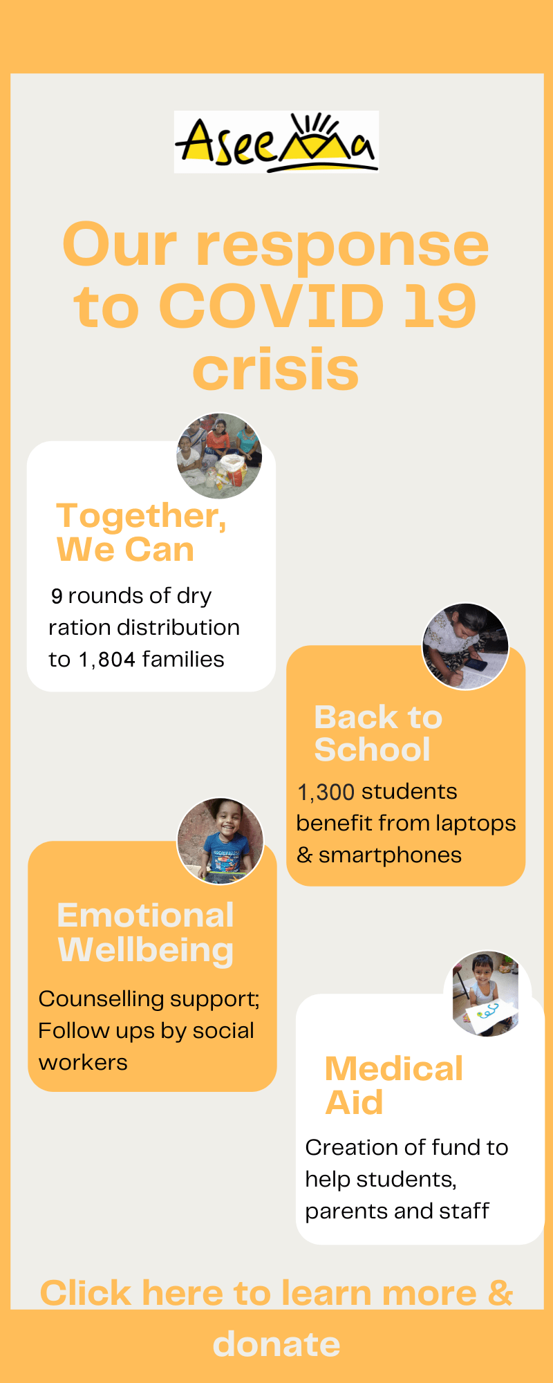 Welcome - Aseema Charitable Trust - Make a difference