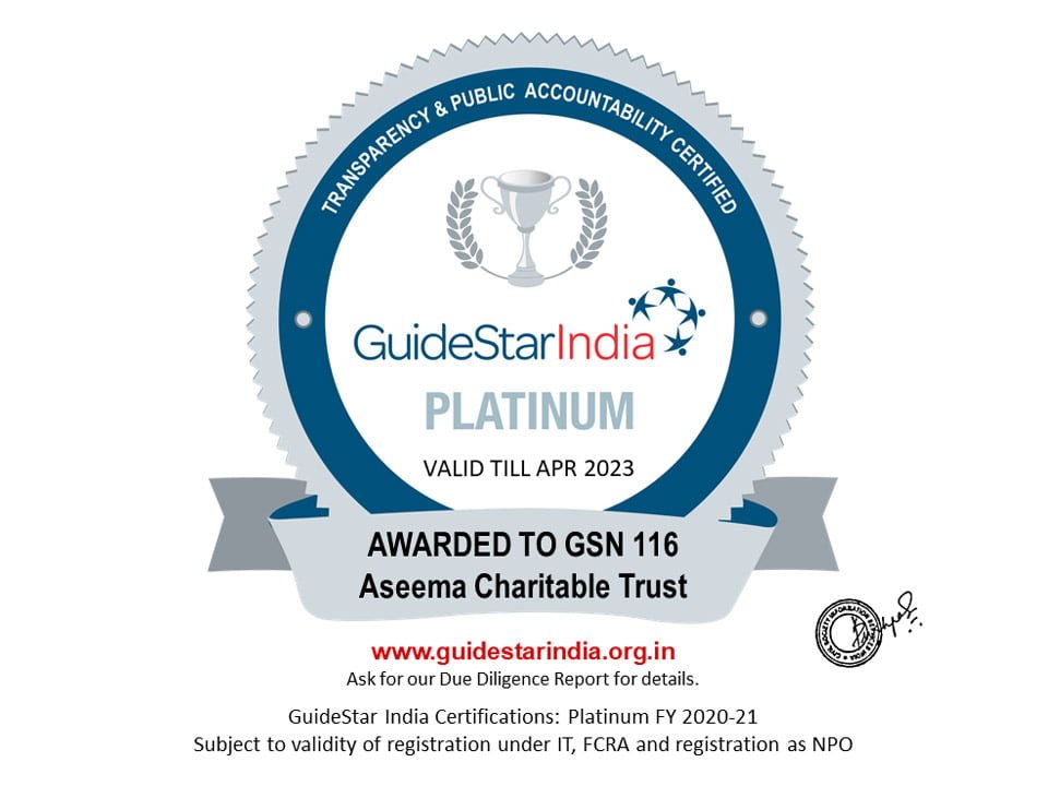 Welcome - Aseema Charitable Trust - Make a difference
